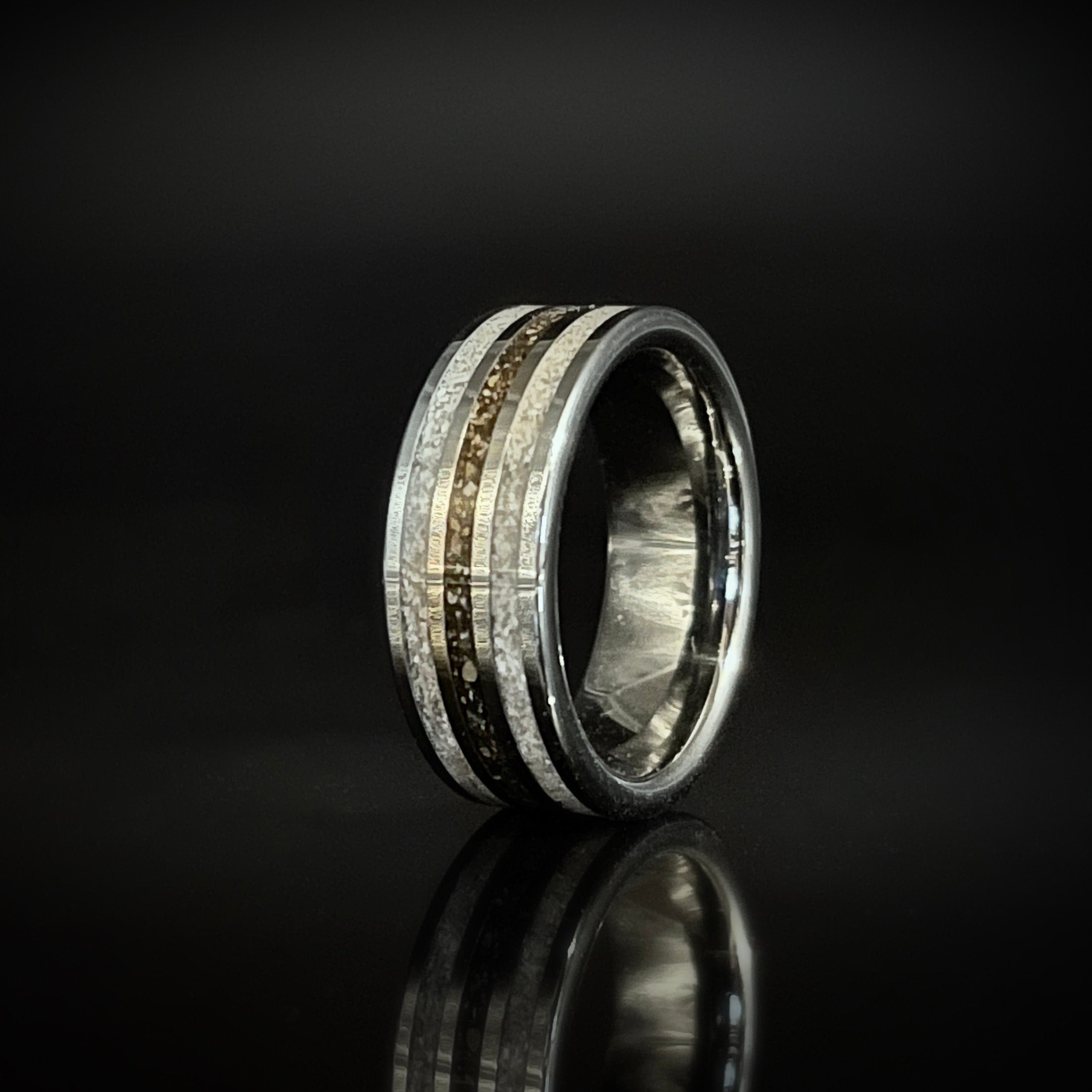 Ashes and Earth Cremation Ring – Elemental Designs